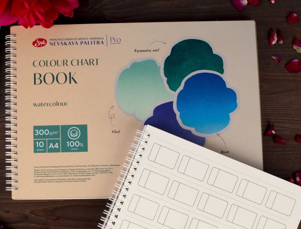 Colour Chart book A4 - Aquarelle Plus